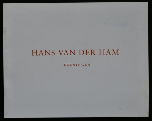 Seasons Galleries # HANS VAN DER HAM, tekeningen # 1992, nm+ – ftn books