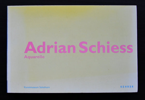 Kunstmuseum Solothurn #ADRIAN SCHIESS # 2004, mint- – ftn books