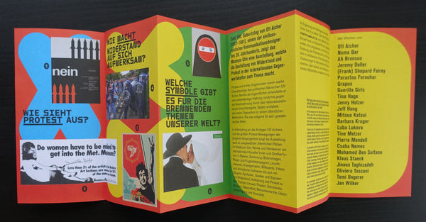 Museum Ulm # PROTEST!, GESTALTEN # folder + invitation, 2022, mint ...